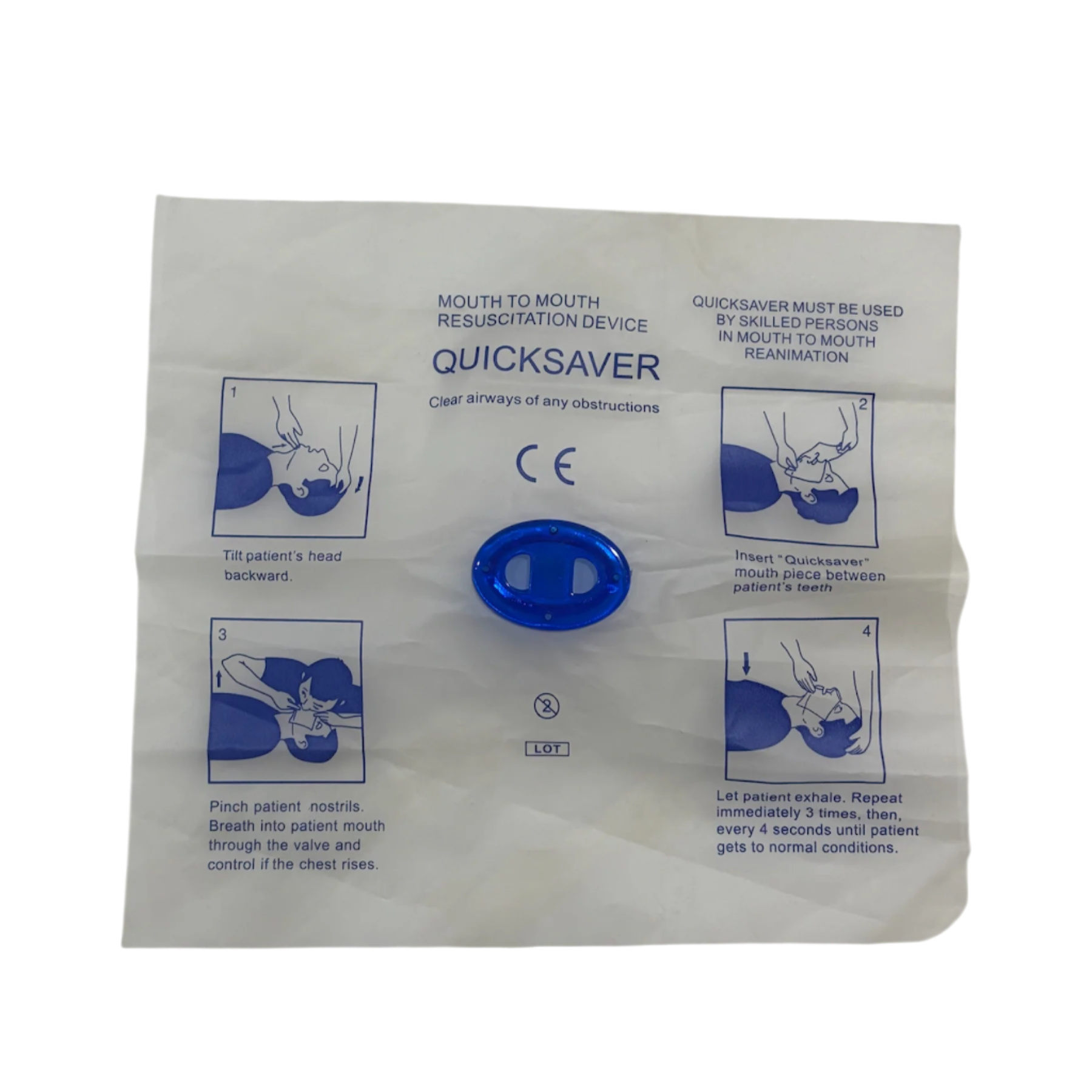 CPR masks with valves – Enzo Medix